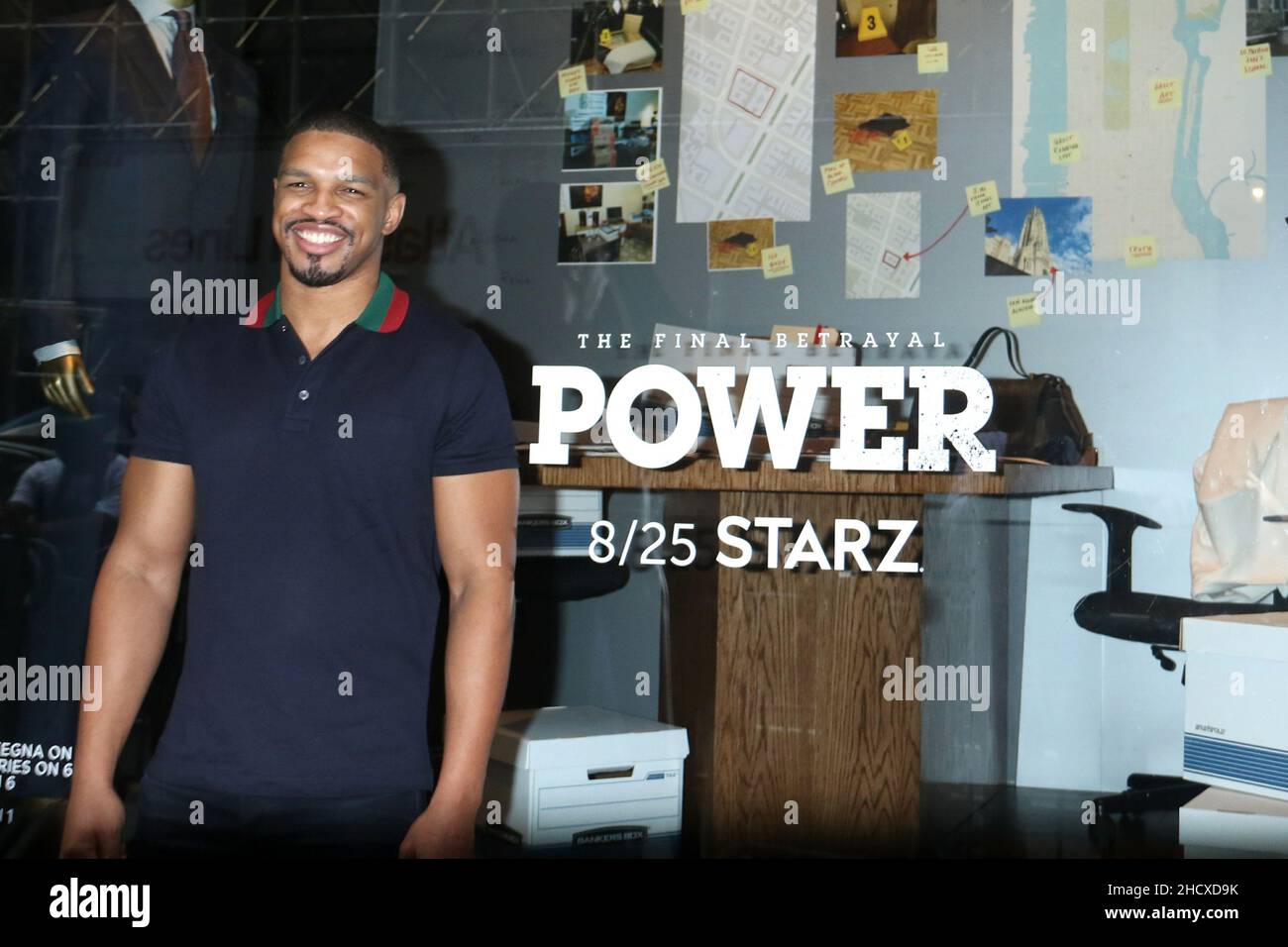 New York - NY - 20190819 The cast of Starz 'Power' pose for pictures ...