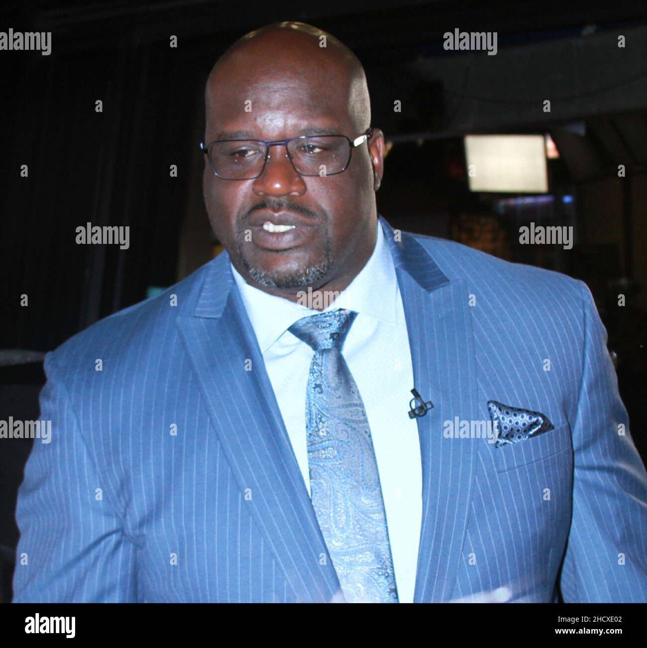 New York - NY - 20190322 Shaquille O'Neal and Michael Strahan are all ...