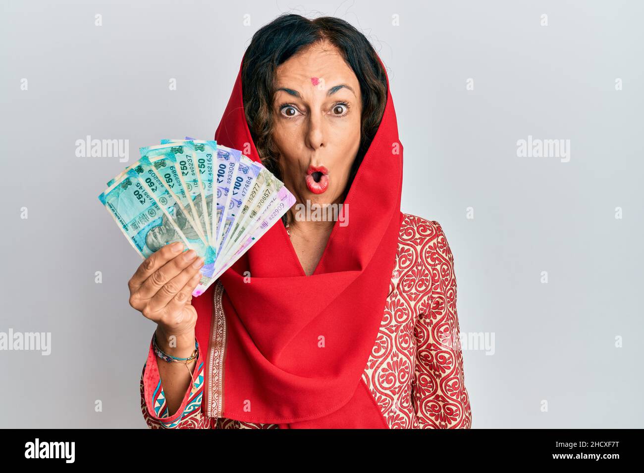 Indian old woman shocked hi-res stock photography and images - Alamy