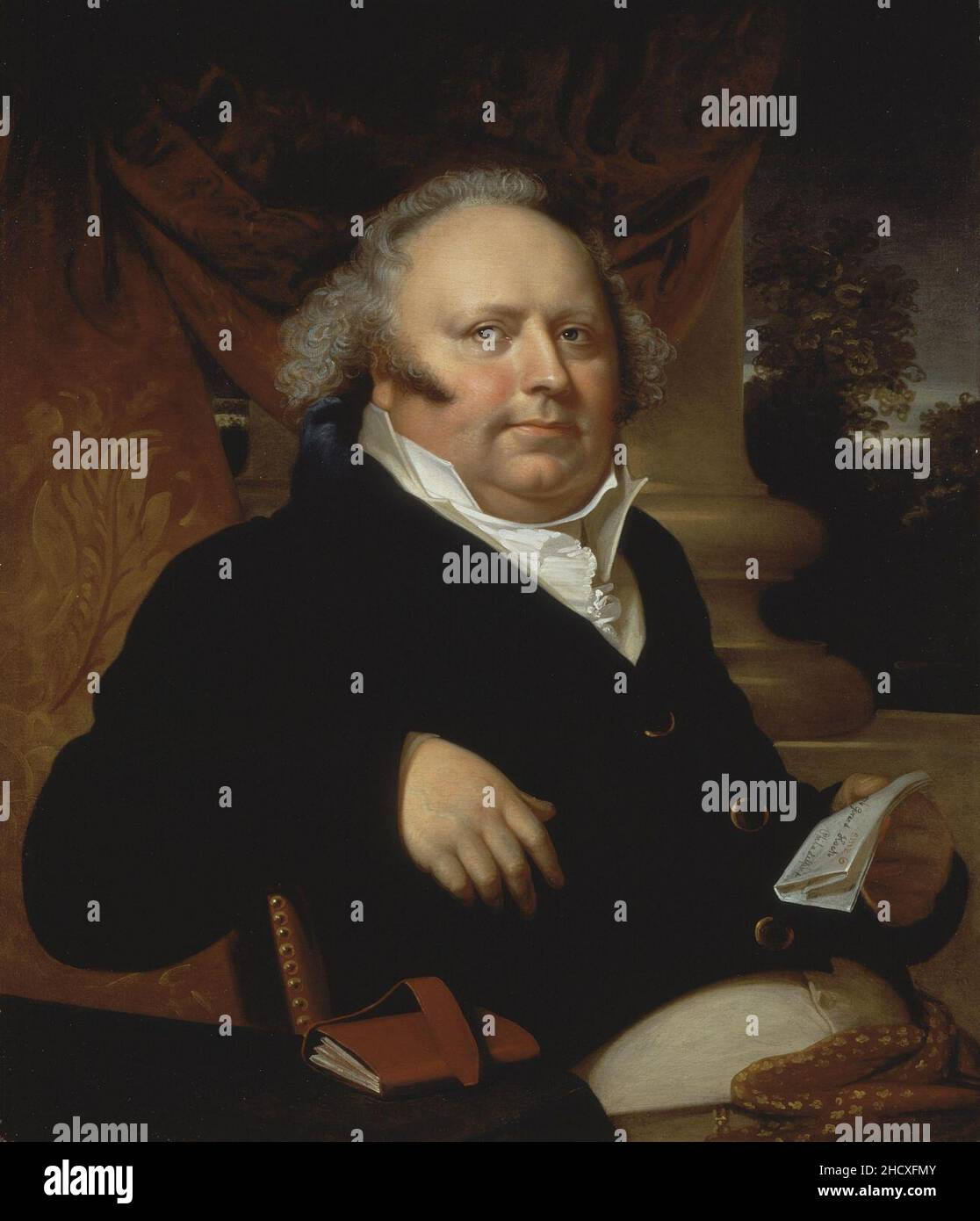 Rembrandt Peale - Portrait of Jacob Gerard Koch Stock Photo - Alamy