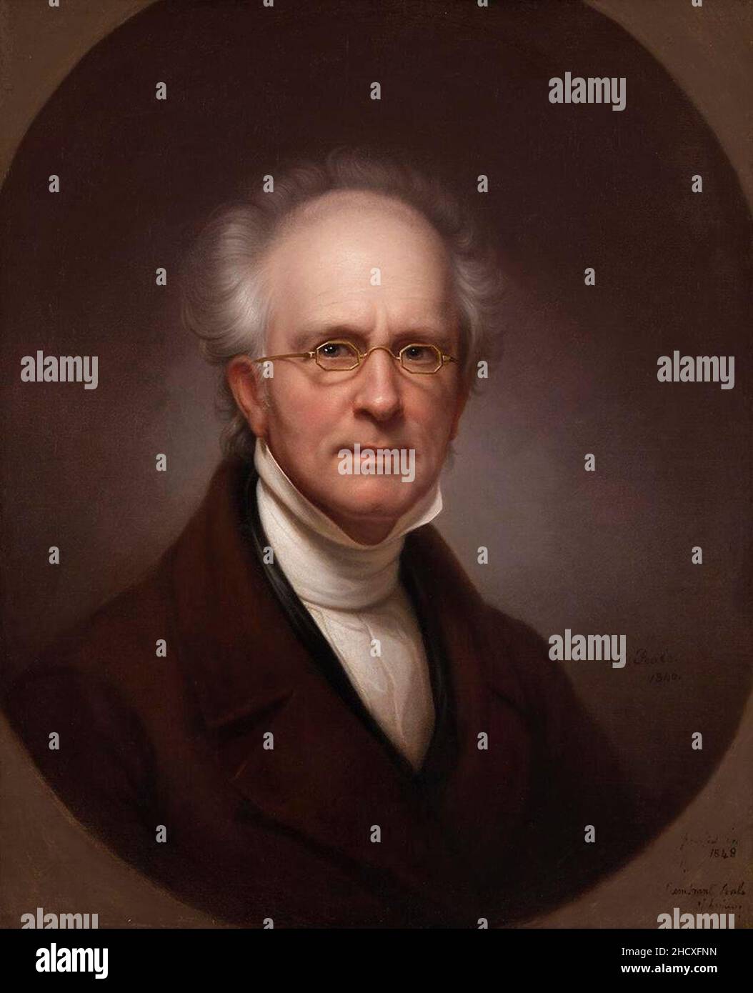 Rembrandt Peale - Self-Portrait Stock Photo - Alamy