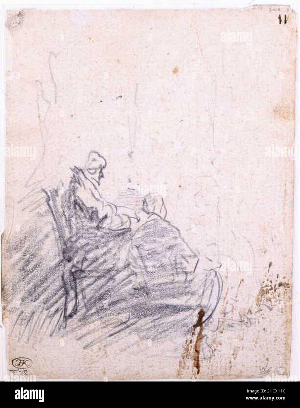 Two sitting figures hi-res stock photography and images - Alamy