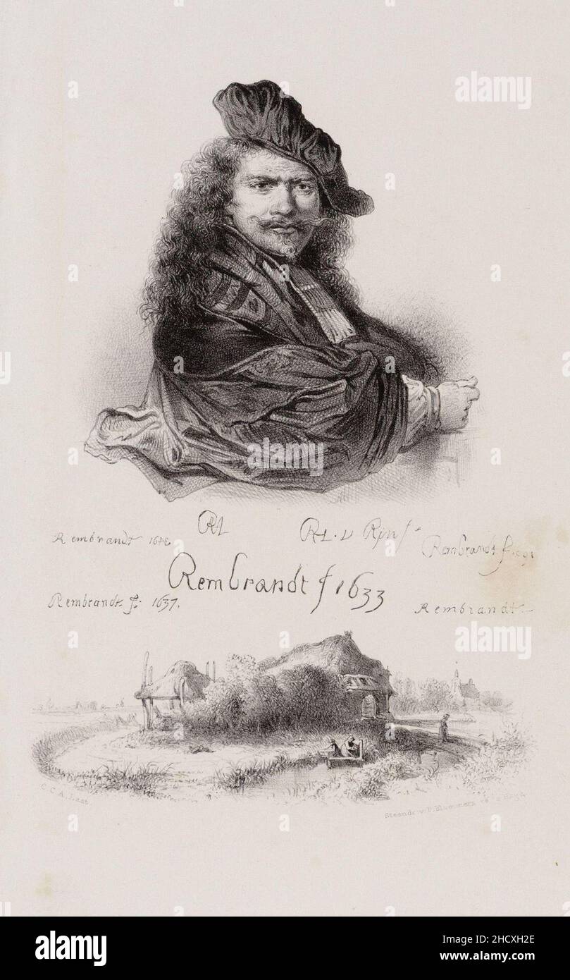 Rembrandt van Rhijn - P Blommers Stock Photo - Alamy