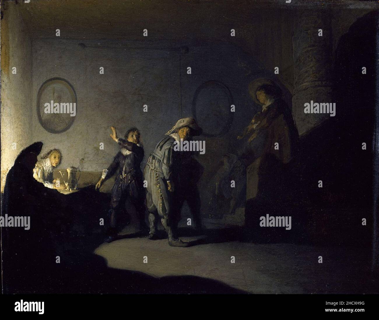 Rembrandt van rijn interior hi-res stock photography and images - Alamy