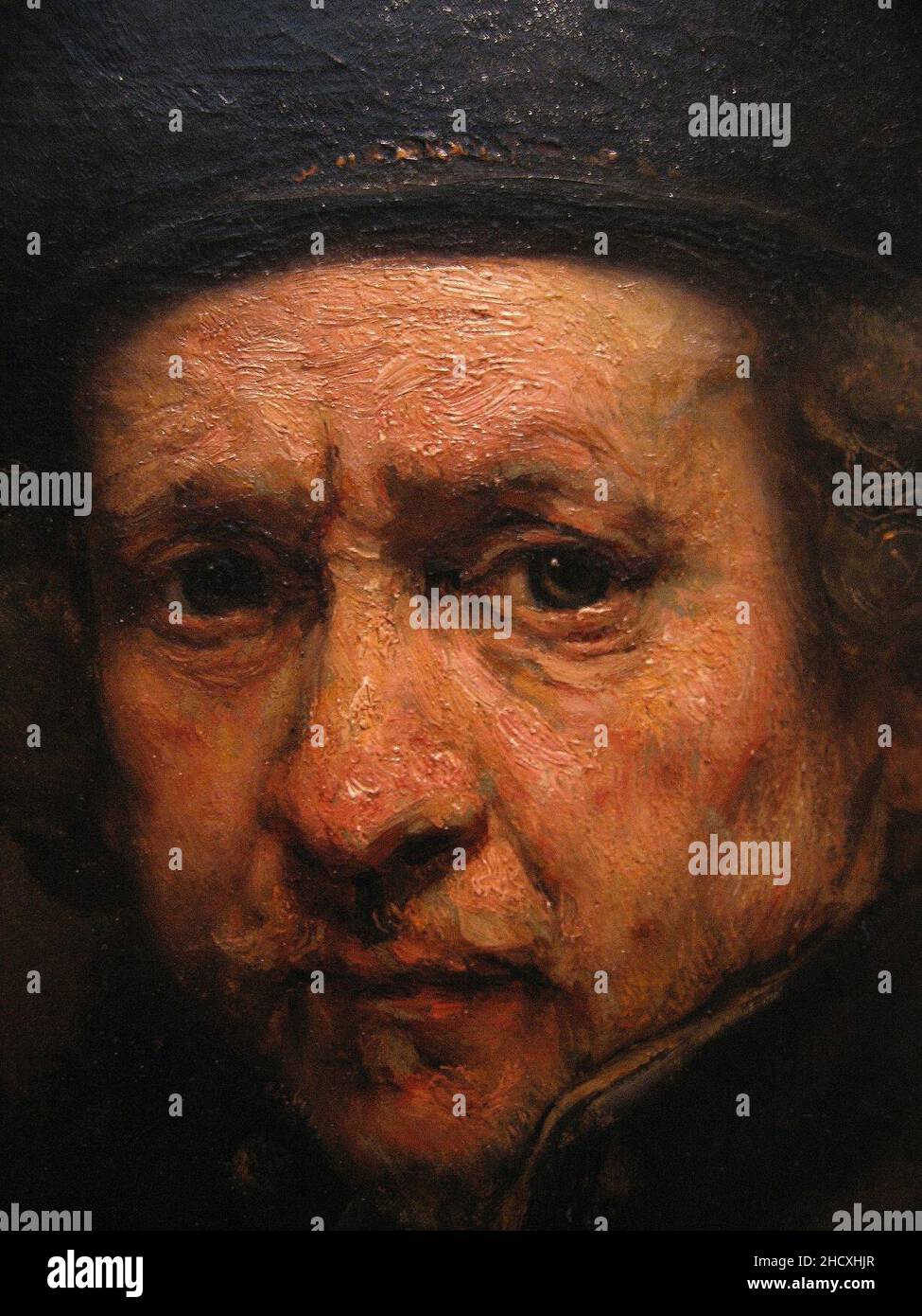 Rembrandt van Rijn - Self-Portrait (1659) detail Stock Photo - Alamy