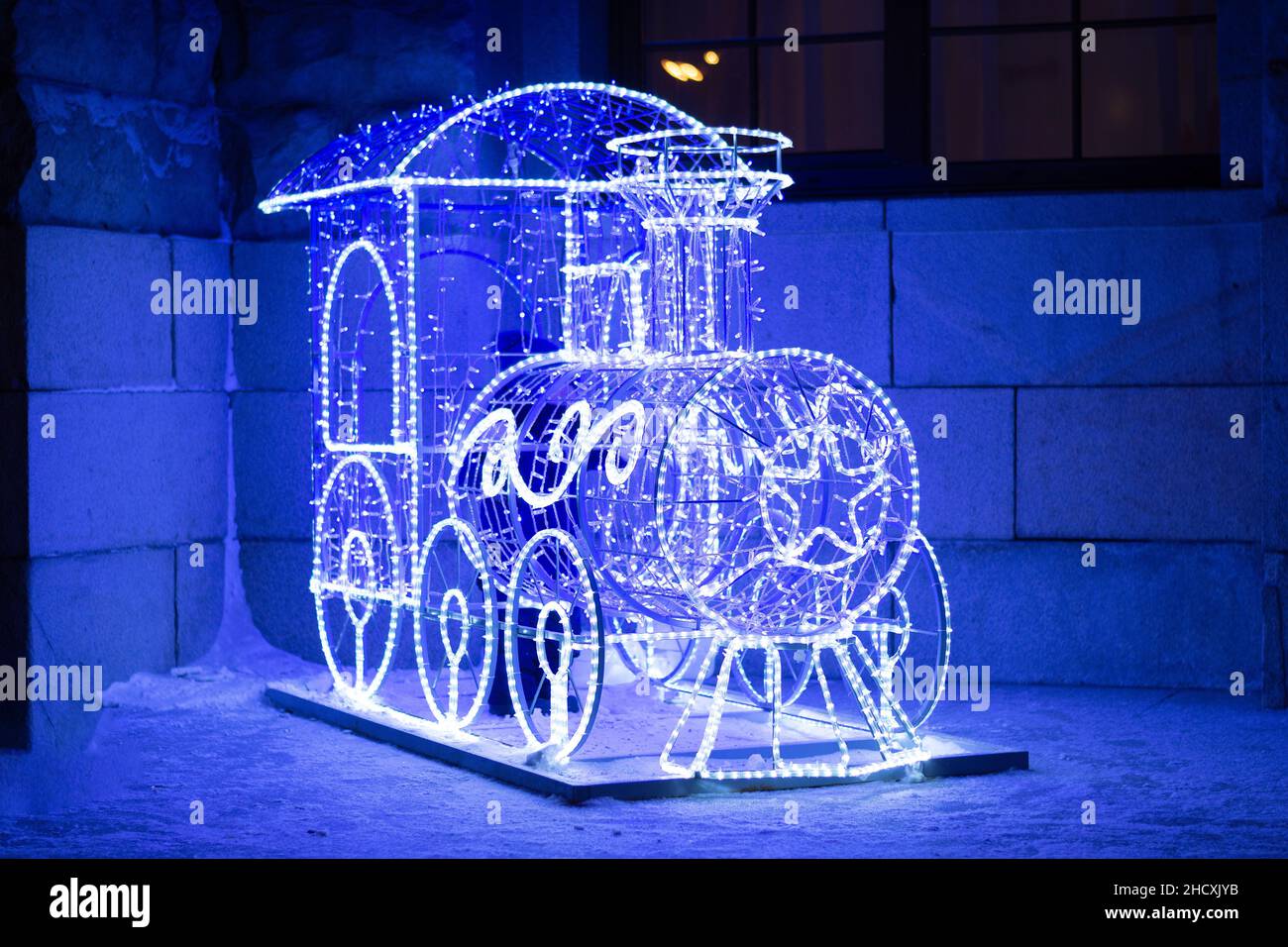 Happy new year train hi-res stock photography and images - Alamy