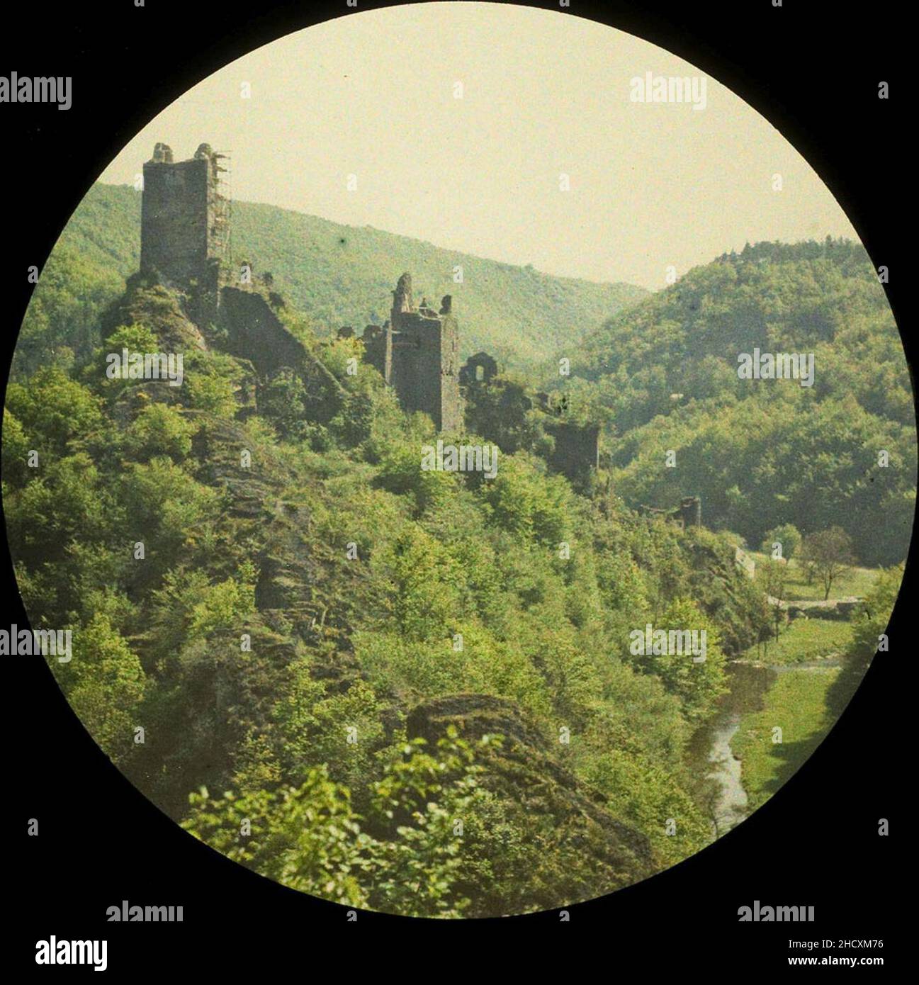 Castle of manderscheid hi-res stock photography and images - Alamy