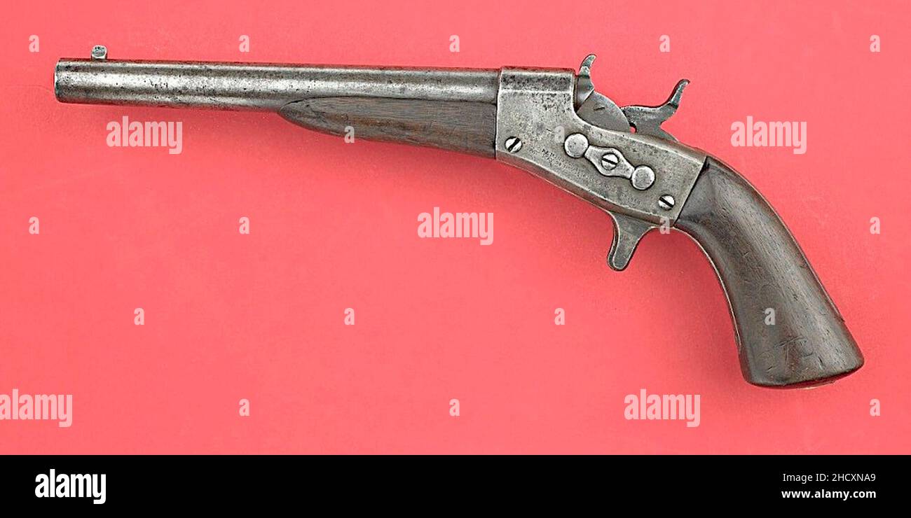Remington Naval Model 1865 Pistol-NMAH-ET2010-31897-000003 Stock Photo ...