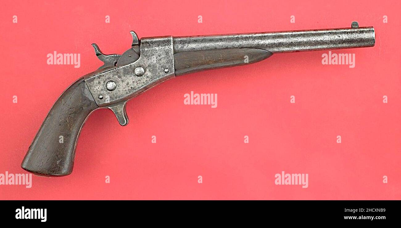 Remington Naval Model 1865 Pistol-NMAH-ET2010-31898-000003 Stock Photo ...