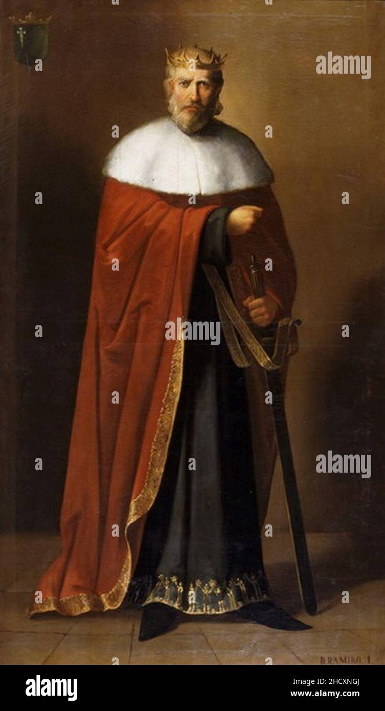 Remiro I d'Aragón Stock Photo - Alamy