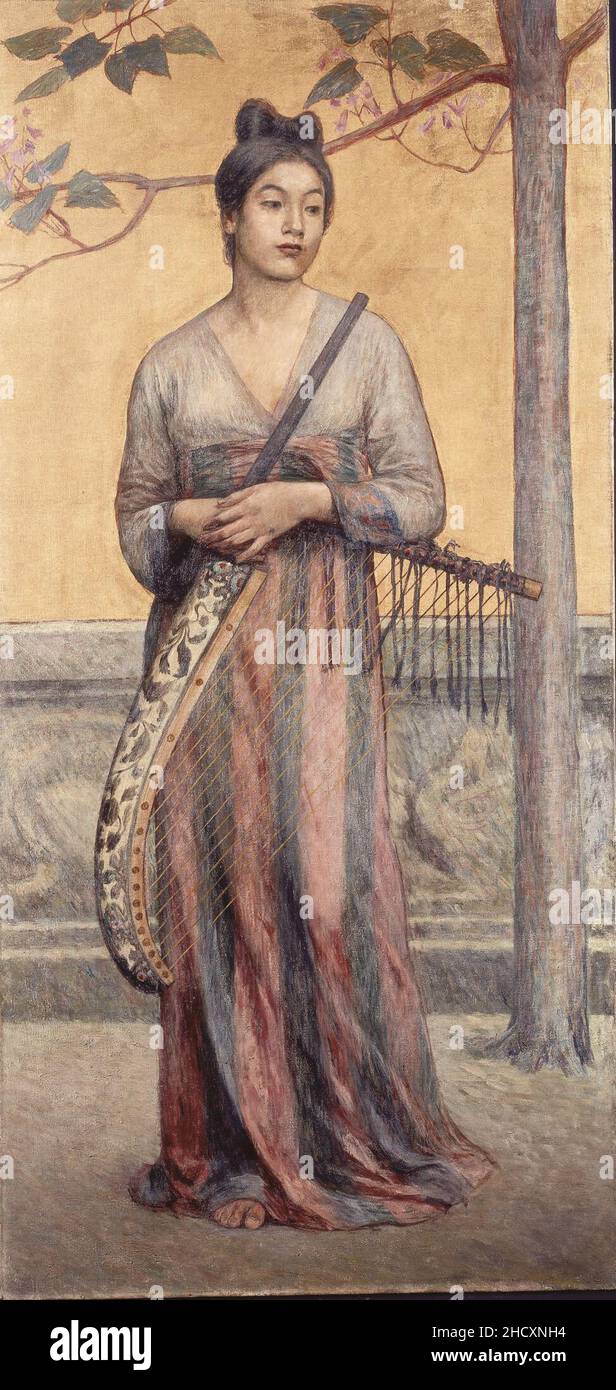 Reminiscence of the Tempyo Era (Fujishima Takeji Stock Photo - Alamy