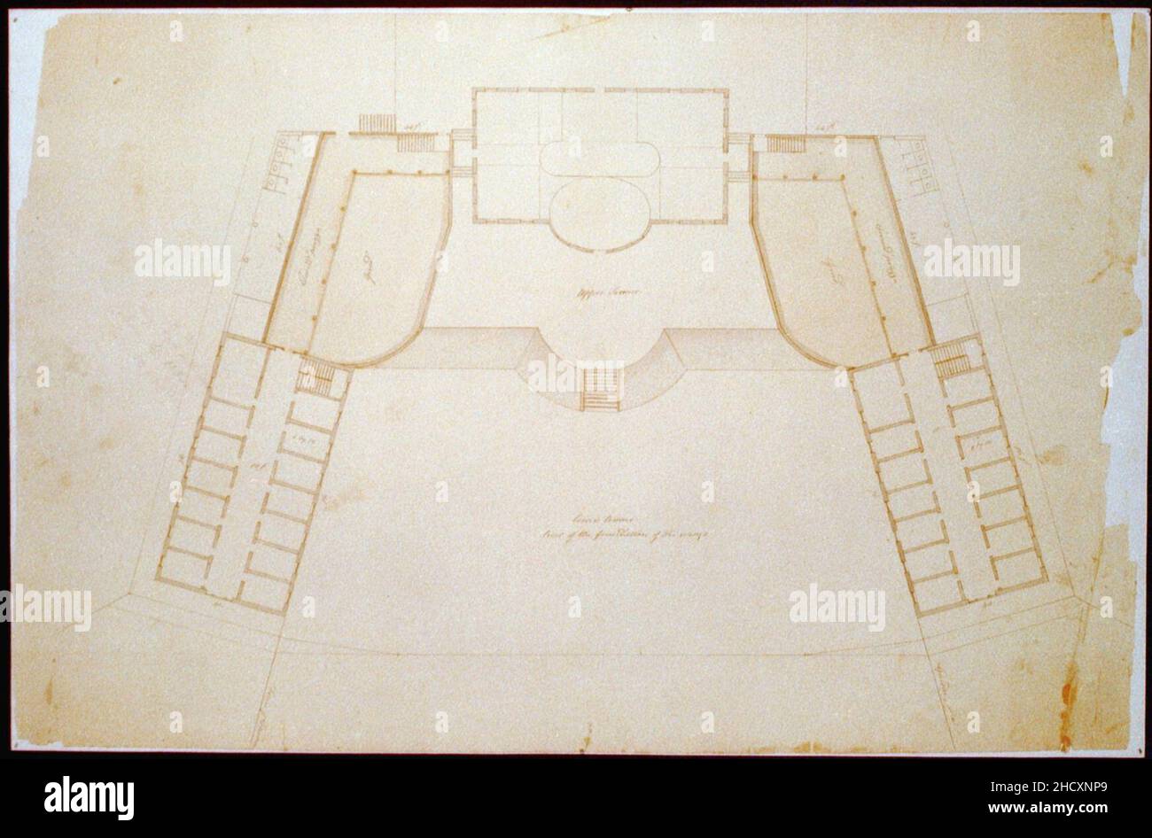 Remodeling a house into a hospital (''Joseph Barrell House remodeled as ...