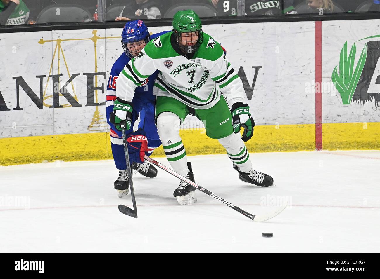 U.S. National Under-18 team forward Logan Cooley (18) attempts to steal ...