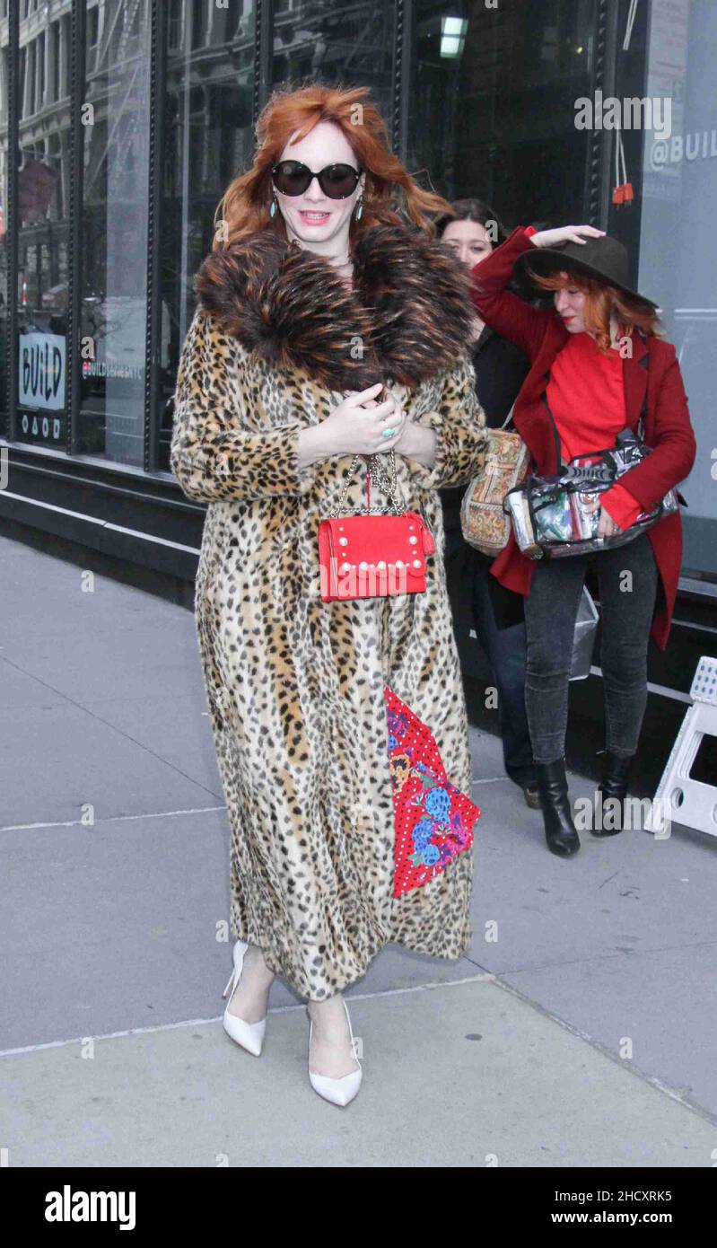 New York - NY - 20190125 Christina Hendricks was seen at Build Series ...