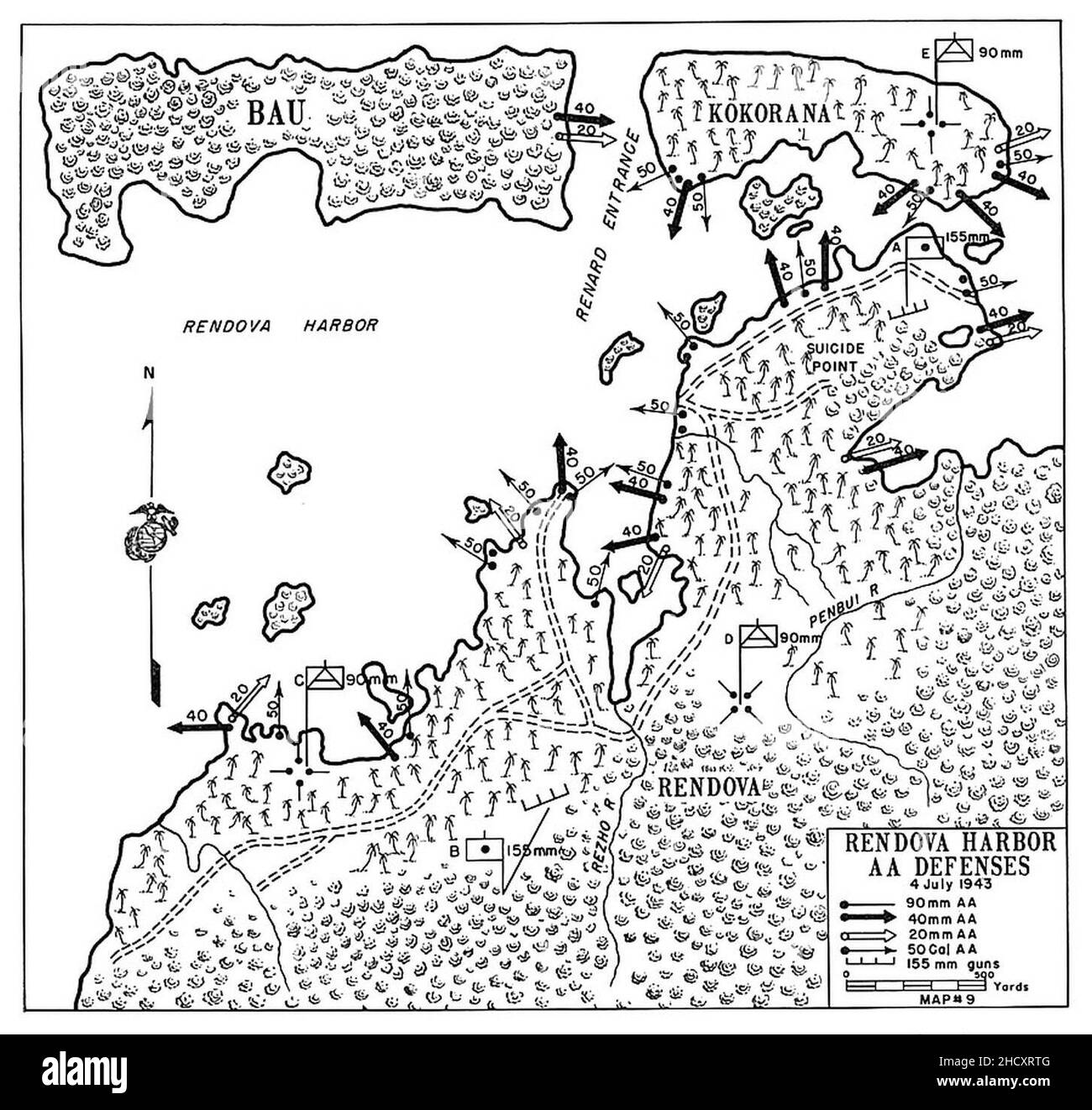 Rendova July 4 1943 Stock Photo - Alamy