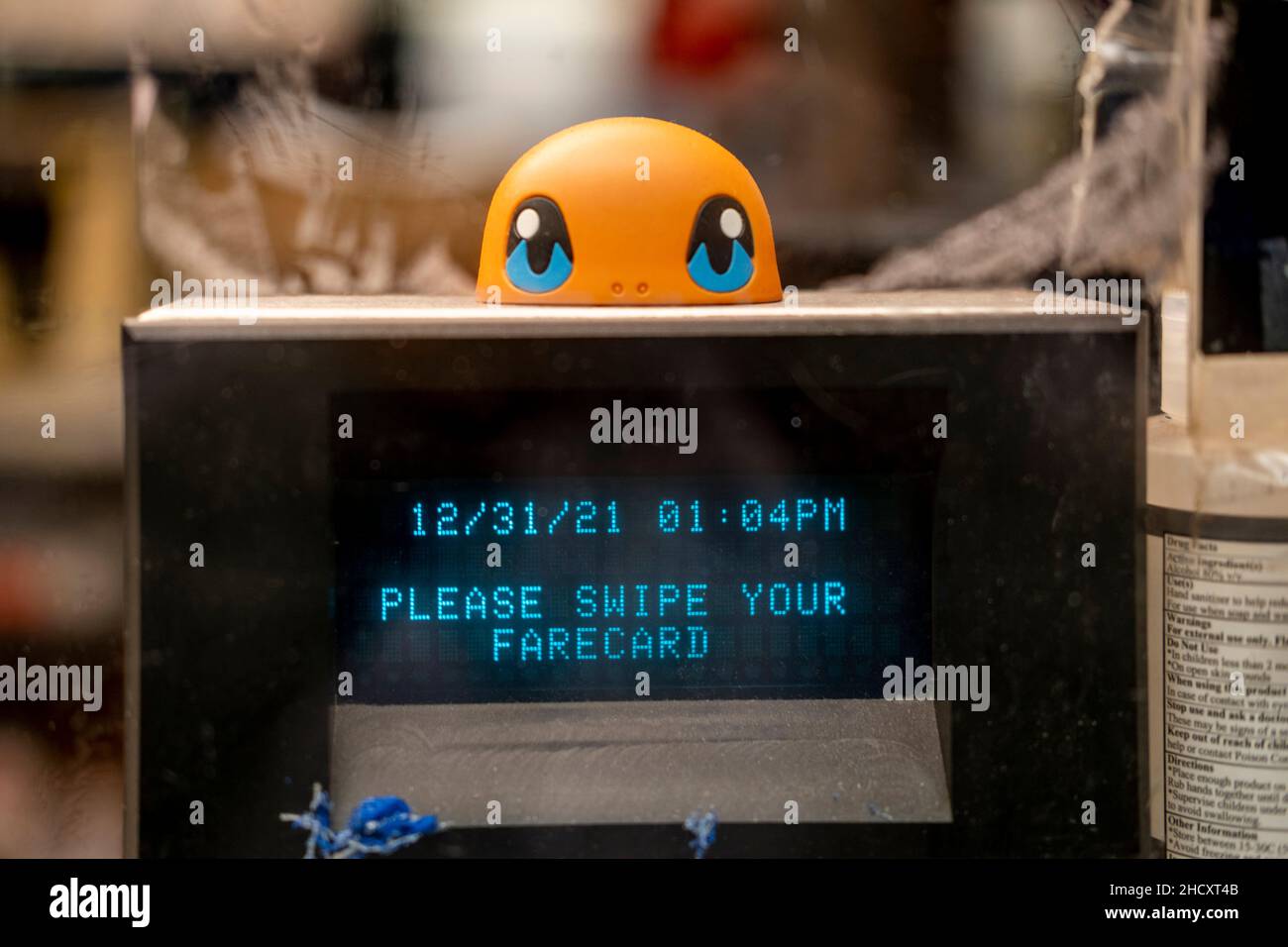 New York, New York, USA. 31st Dec, 2021. Seen in a NYC Subway token ...