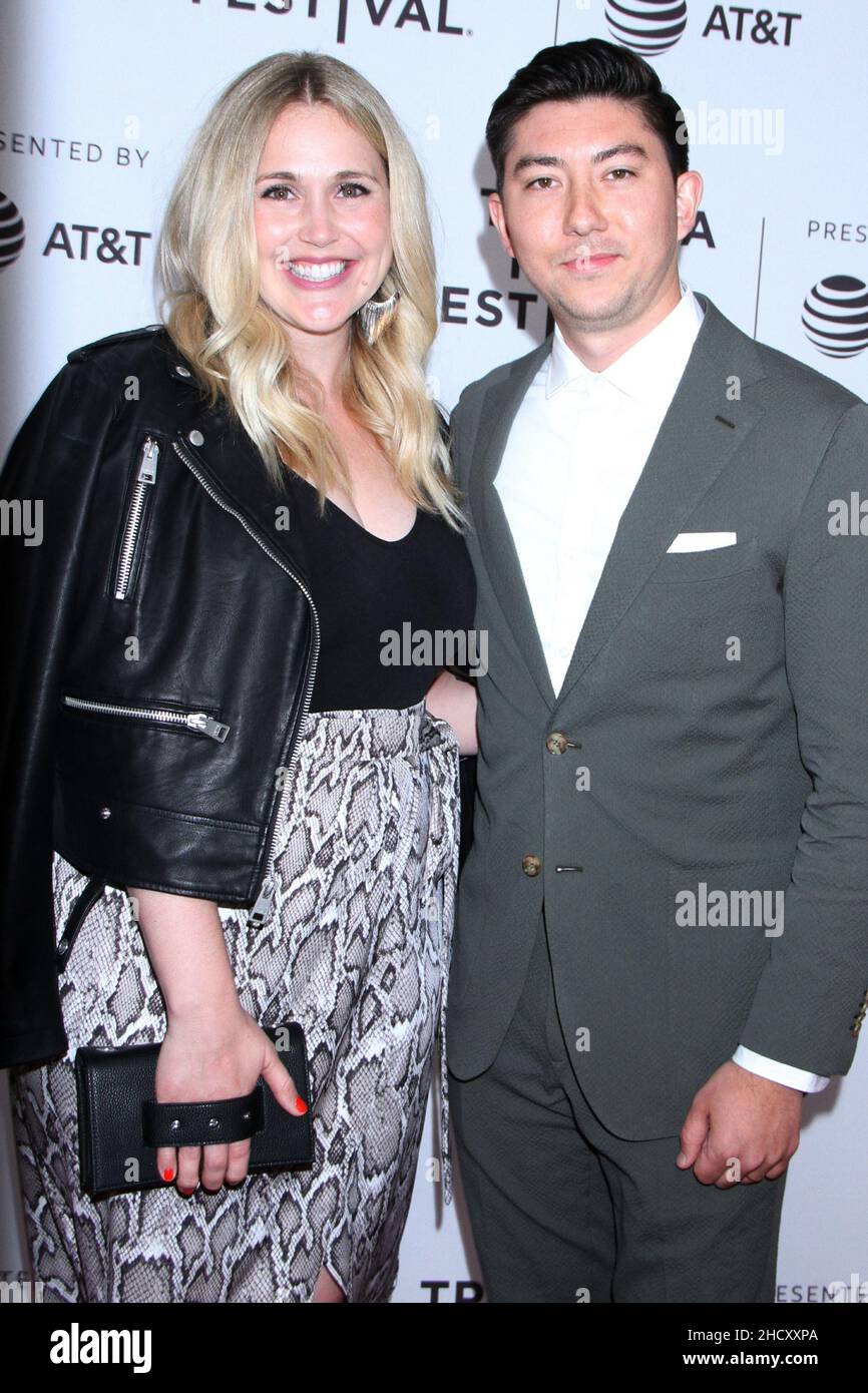New York - NY - 20190427 Guests pose for pictures on the red carpet as ...