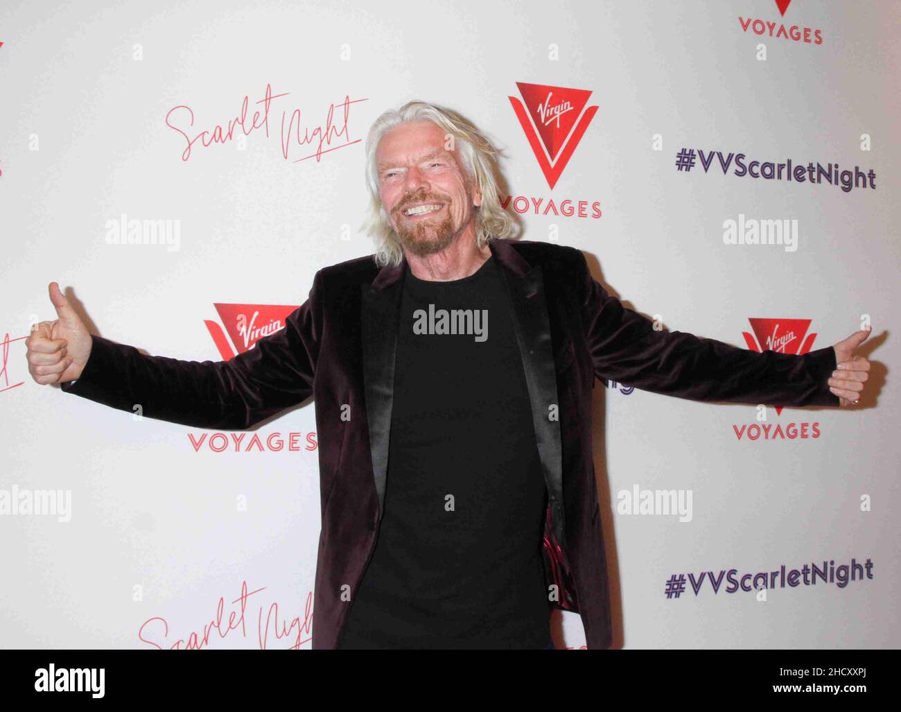 New York - NY - 20190214 Stars attended the Virgin Voyages Scarlet ...