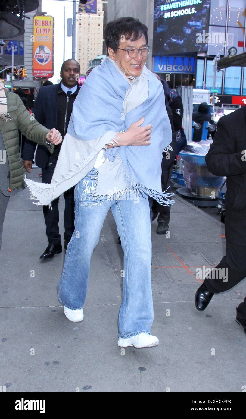 New York - NY - 20190121-Chris Pine and Jackie Chan at Good Morning ...