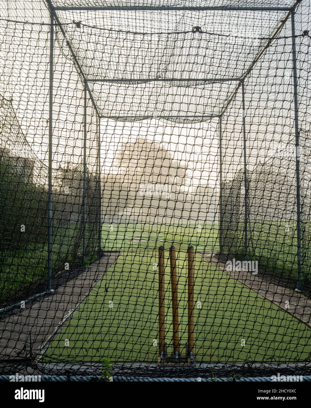 Cricket nets hi-res stock photography and images - Alamy