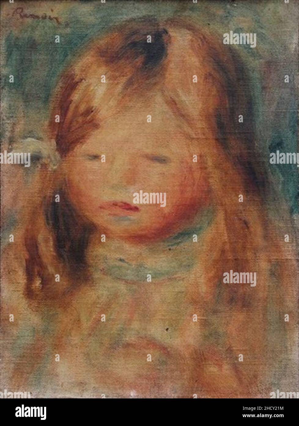 Renoir - Portrait de Coco (study), ca. 1905 Stock Photo - Alamy