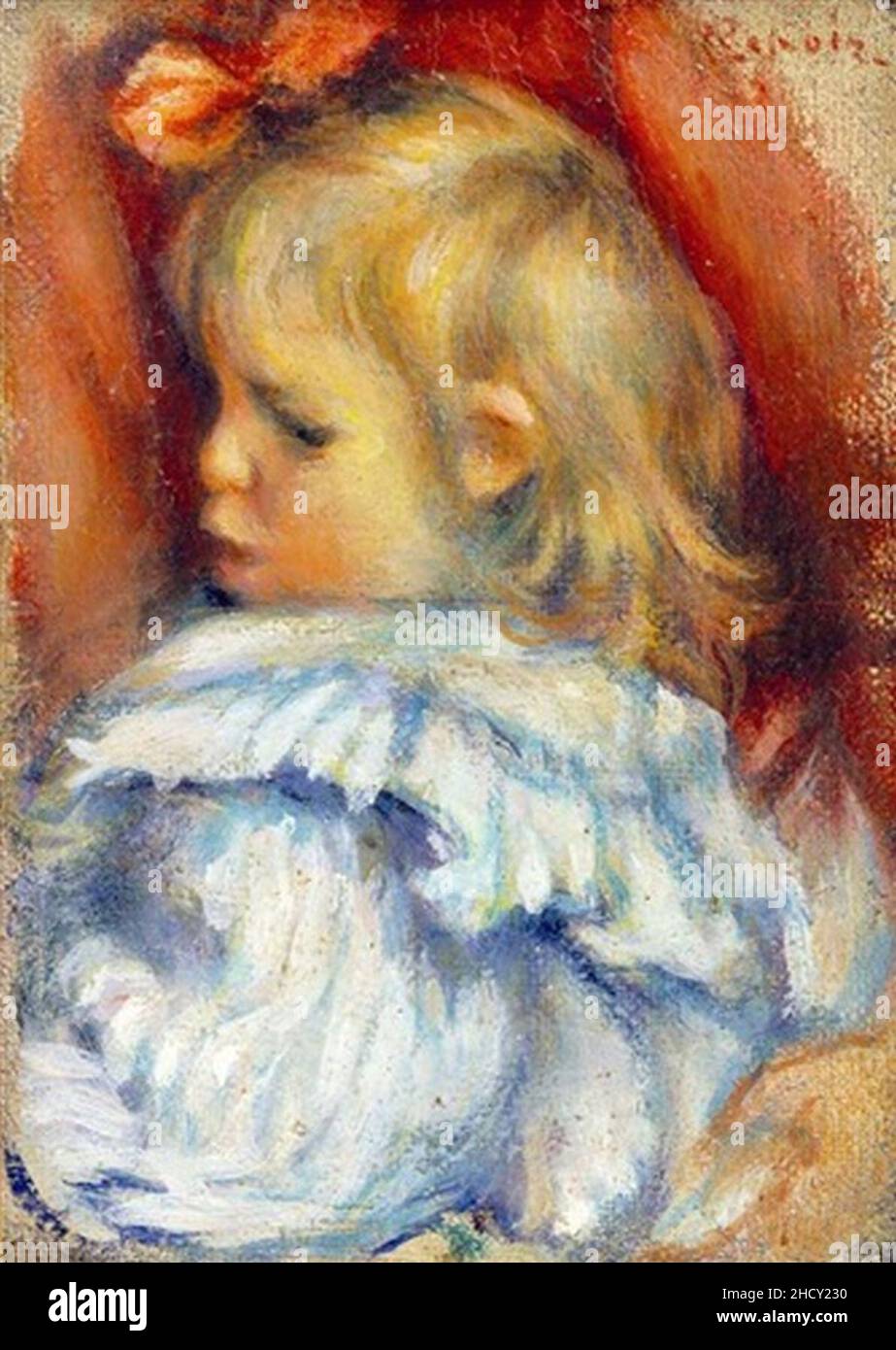 Renoir - Portrait de Claude Renoir, dit Coco, ca. 1906 Stock Photo - Alamy