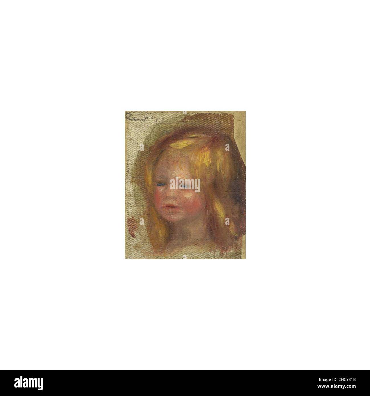 Renoir - TÊTE DE COCO Stock Photo - Alamy