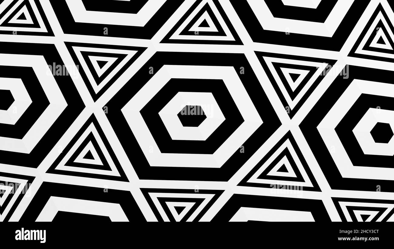 striped background. Raster geometric ornament. black and white stripes ...