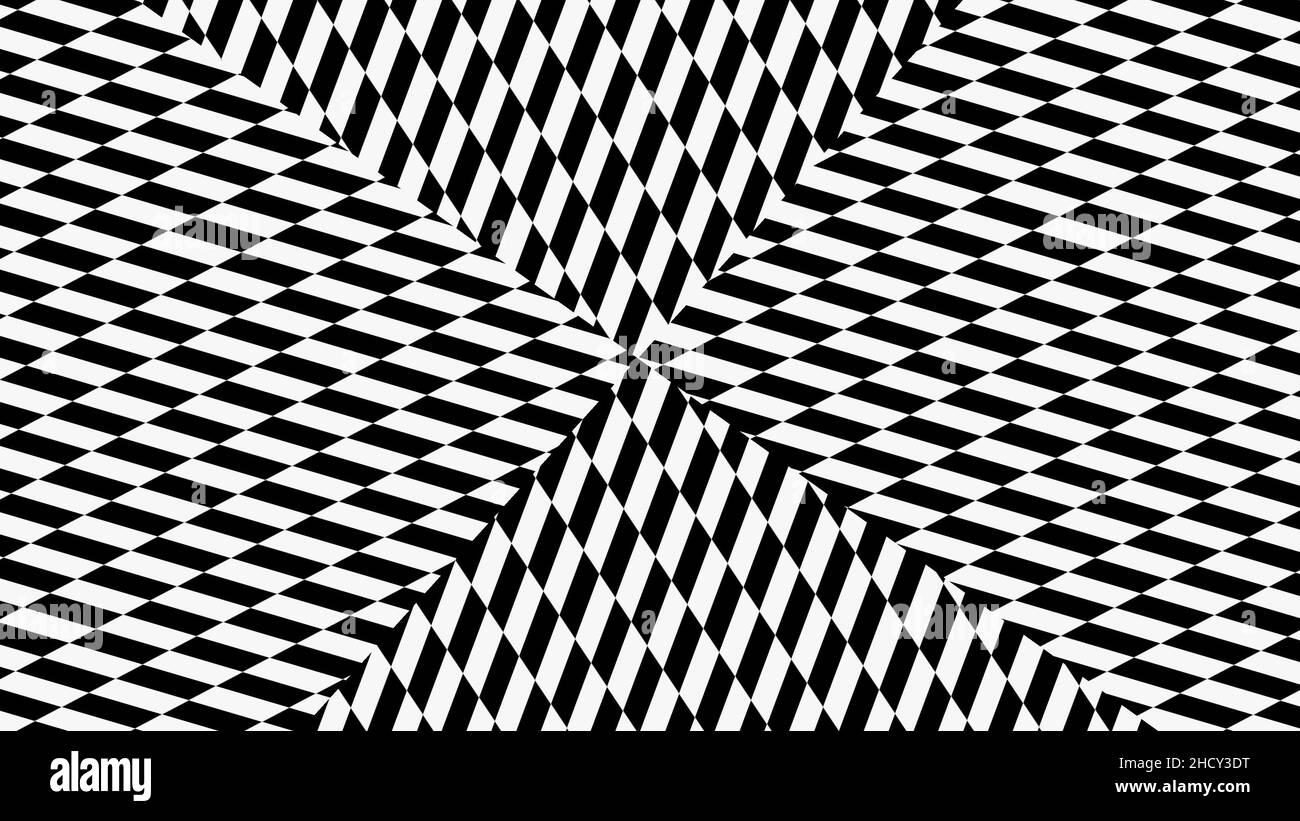 striped background. Raster geometric ornament. black and white stripes ...