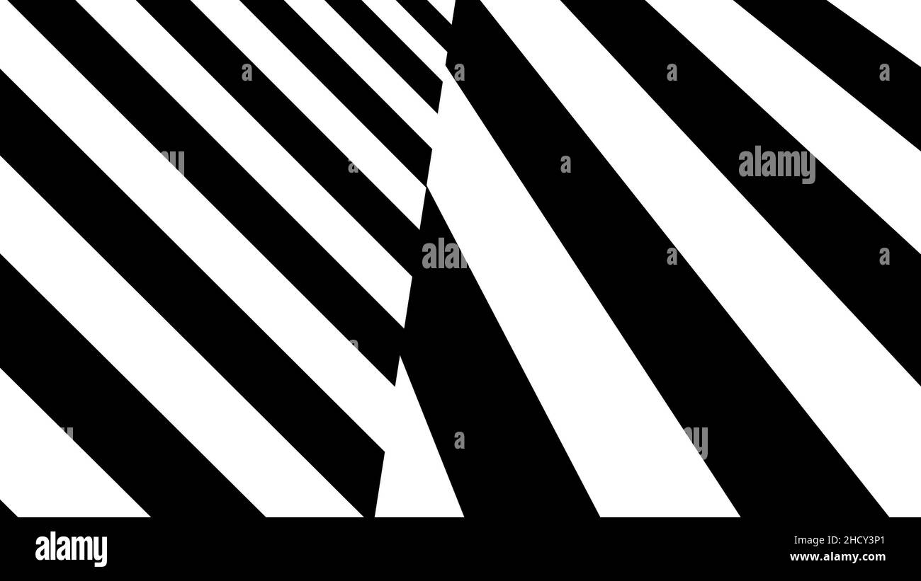 striped background. Raster geometric ornament. black and white stripes ...