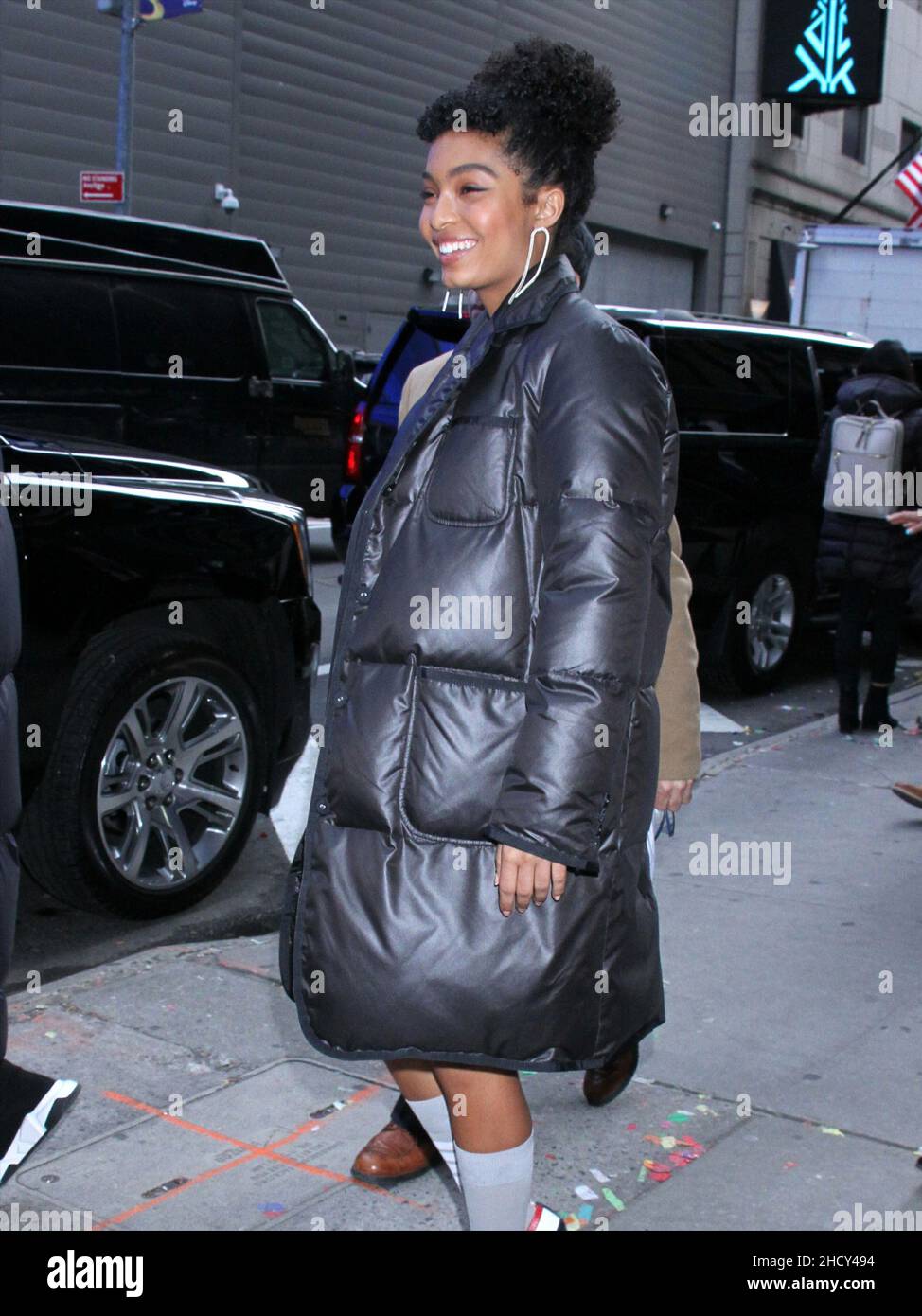 New York - NY - 20190102 The cast of Grown-ish arrive at Good Morning ...