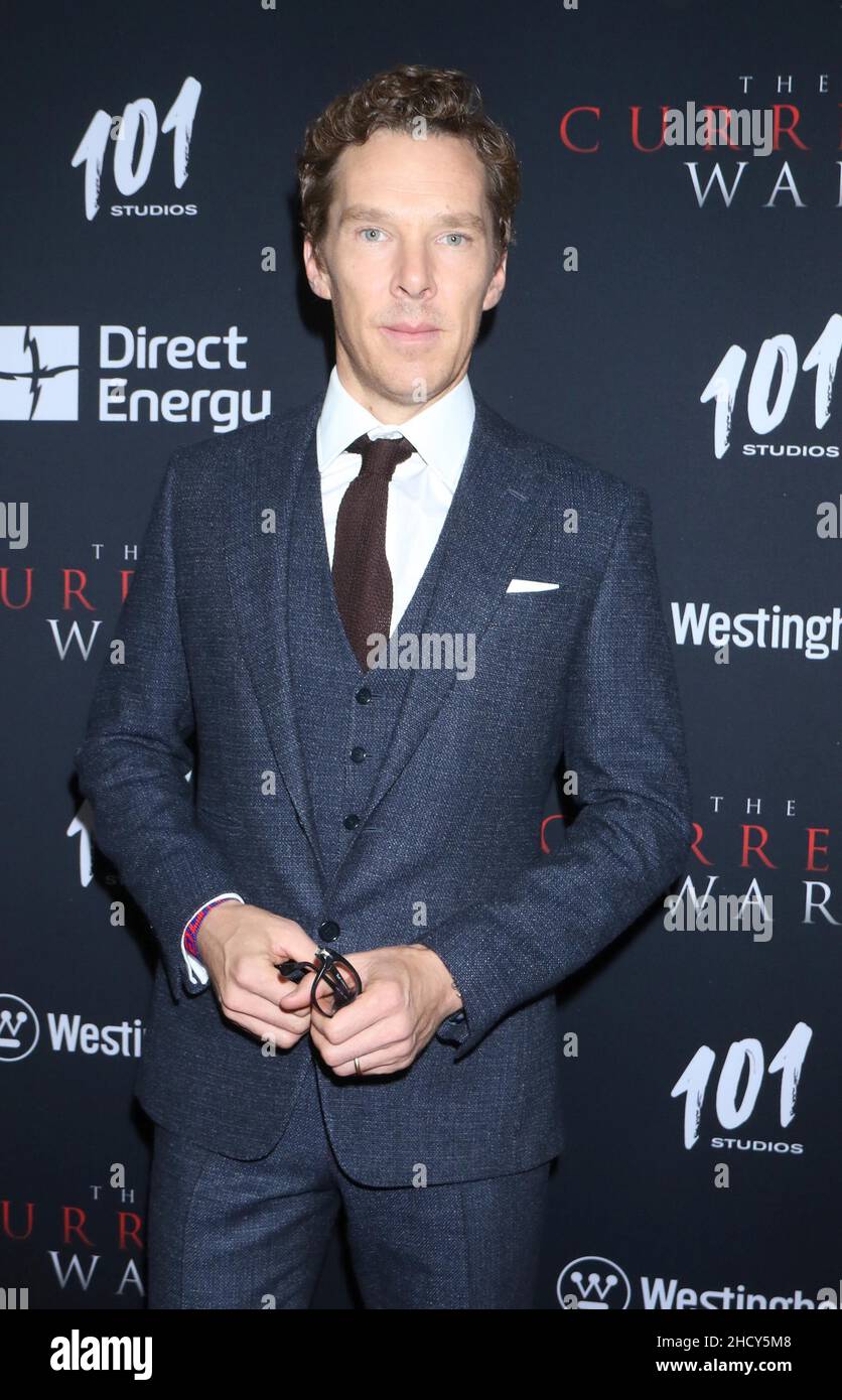 New York - NY - 20191021-The Current War Premiere -PICTURED: Benedict ...