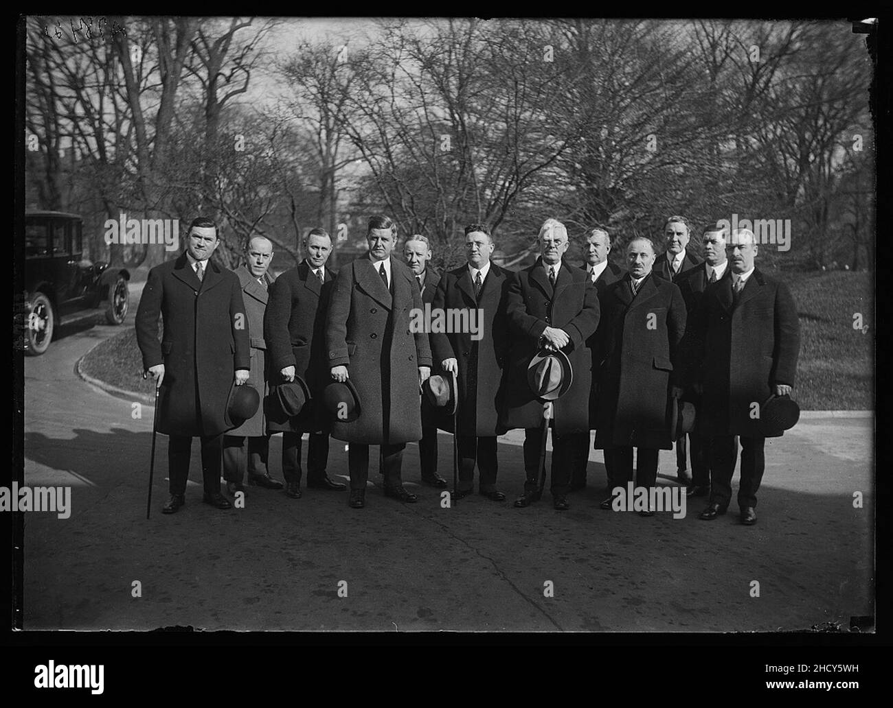Rep. Martin B. Madden (center), with delegation of the Sanitary ...