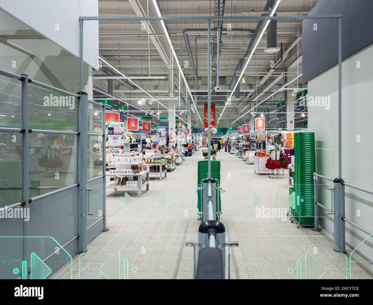 Turku, Finland - December 21, 2021: Horizontal View of Prisma Grocery ...