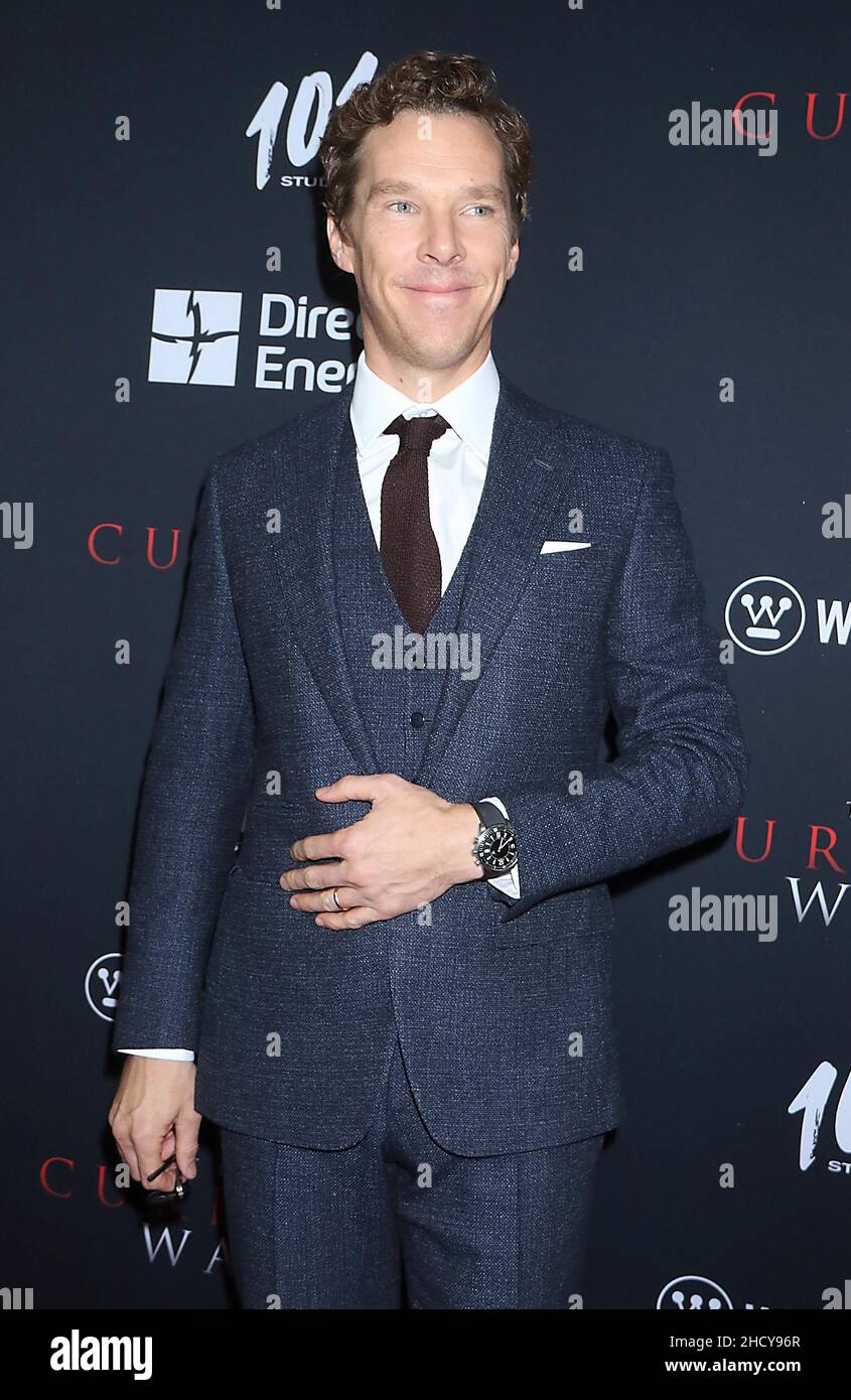 New York - NY - 20191021-The Current War Premiere -PICTURED: Benedict ...