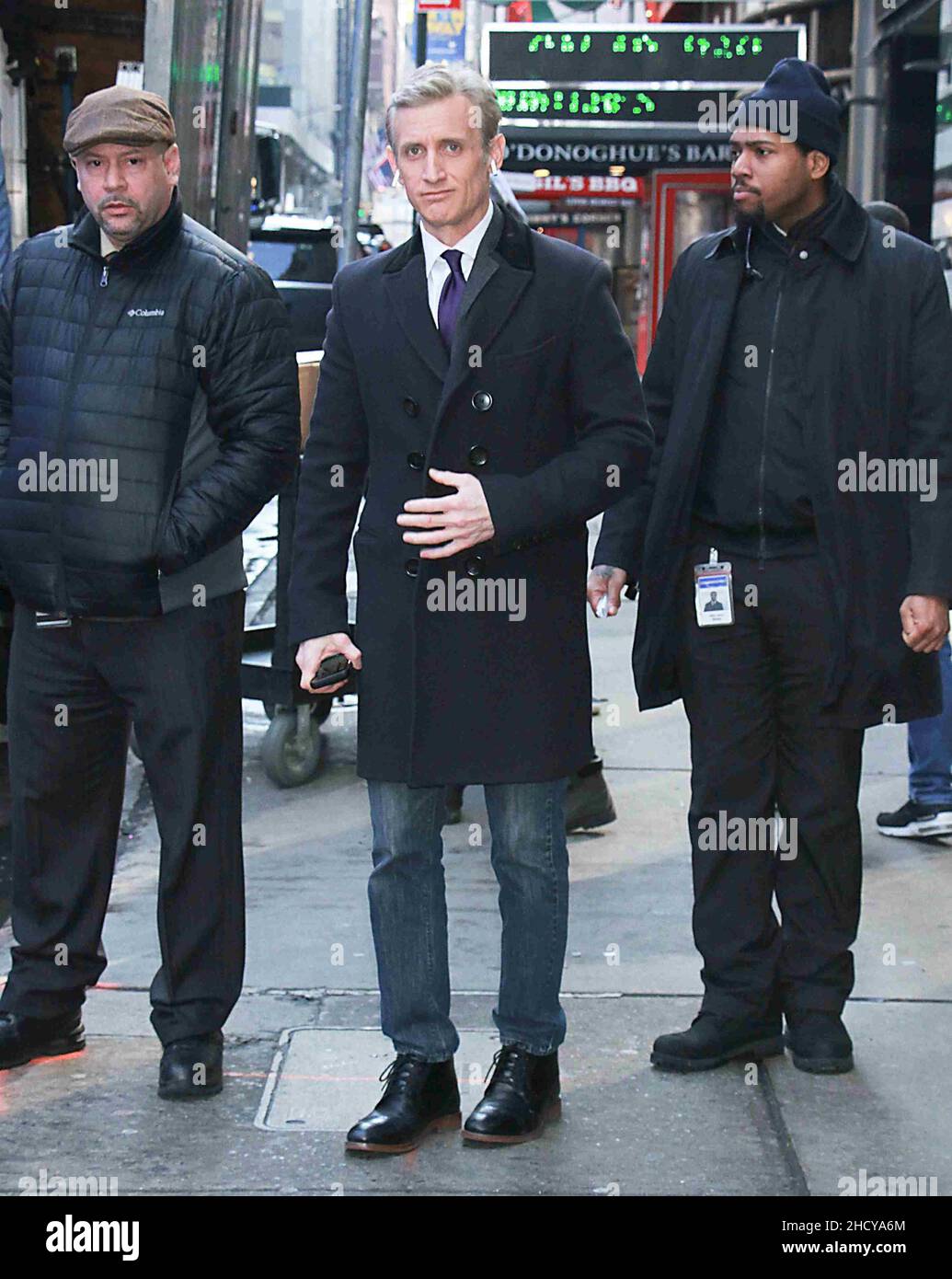 New York - NY - 20190221 Stars were seen visiting the 'Strahan & Sara ...