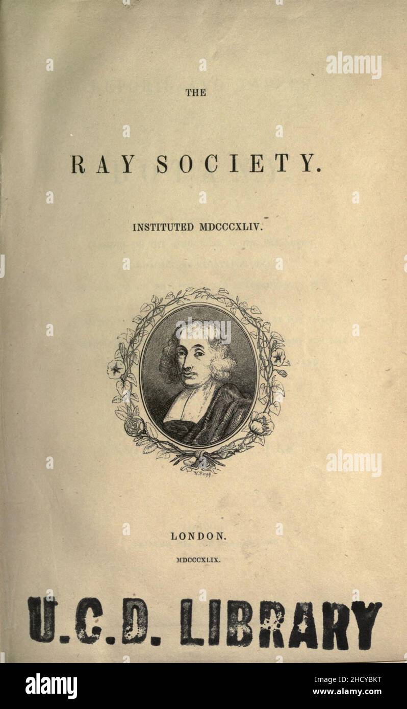 Reports and papers on botany Stock Photo - Alamy