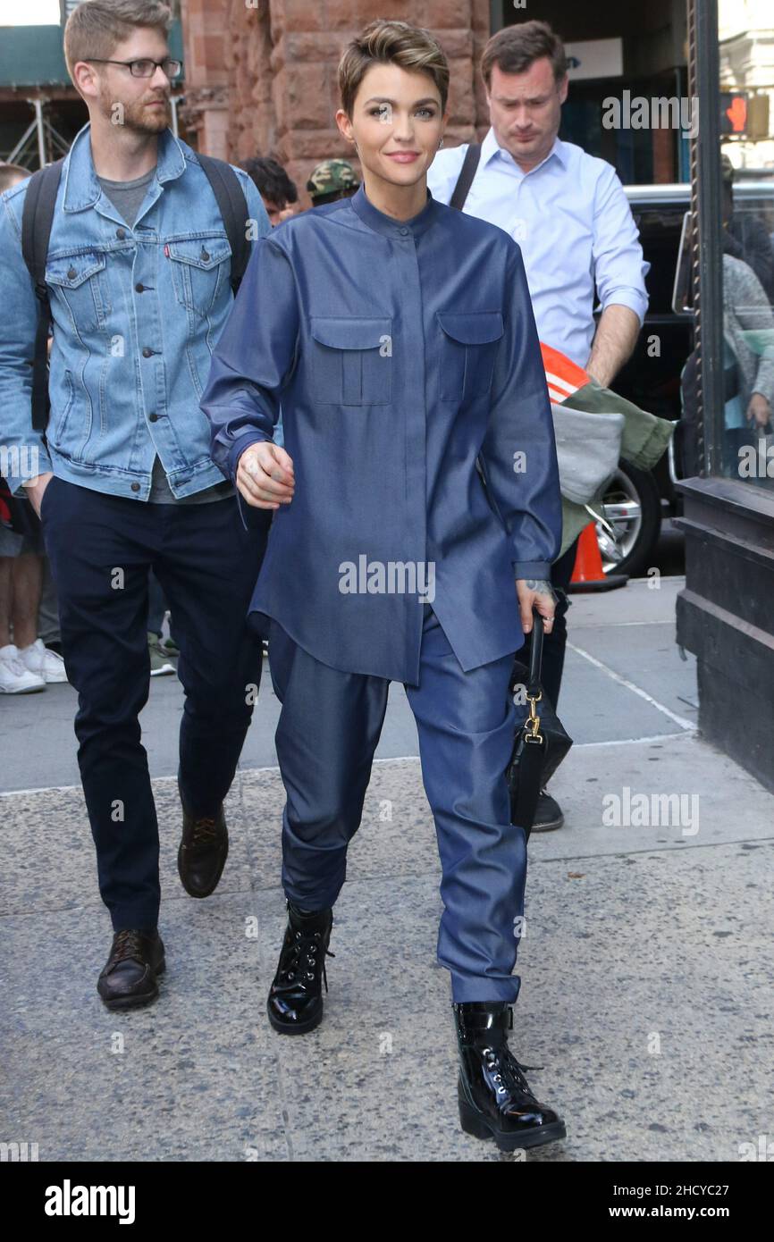 New York - NY - 20190930 Ruby Rose arrives at the Build Series to talk ...