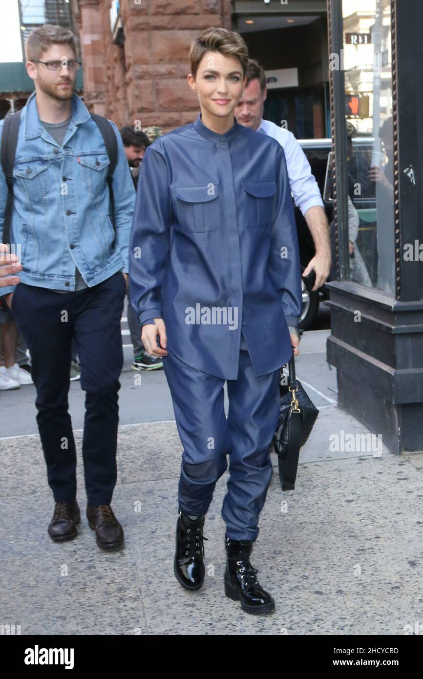 New York - NY - 20190930 Ruby Rose arrives at the Build Series to talk ...