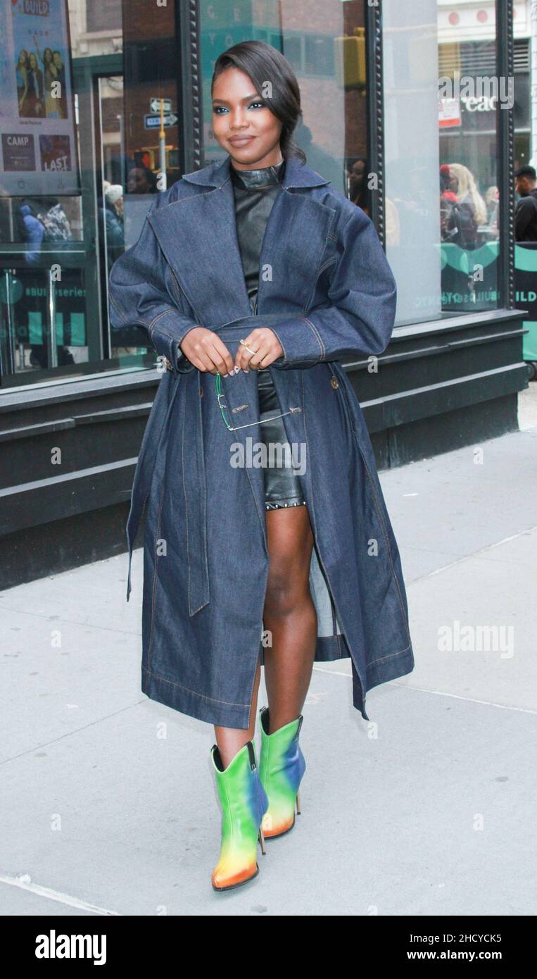 New York - NY - 20190313 Ryan Destiny was seen visiting the Build ...