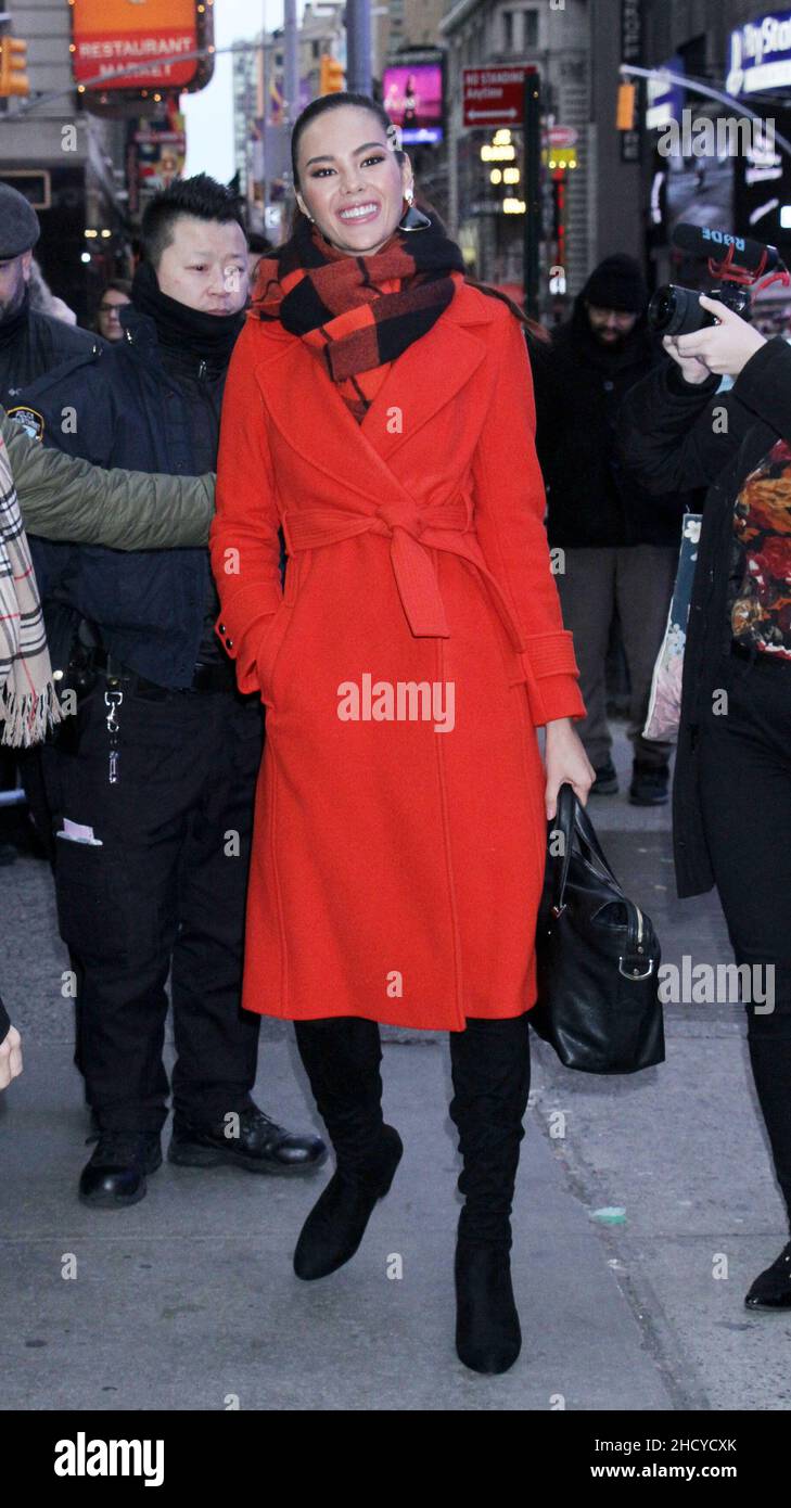 New York - NY - 20190107-Catriona Gray at Good Morning America to talk ...