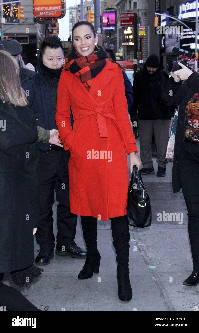 New York - NY - 20190107-Catriona Gray at Good Morning America to talk ...