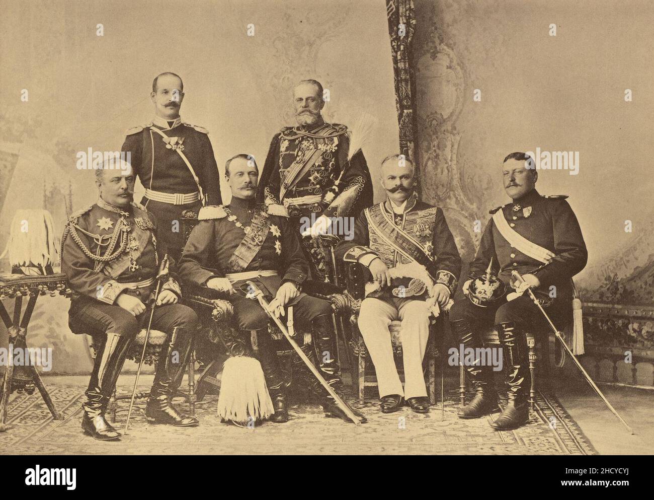 Representatives of the Grand Duchy of Baden at the coronation of ...