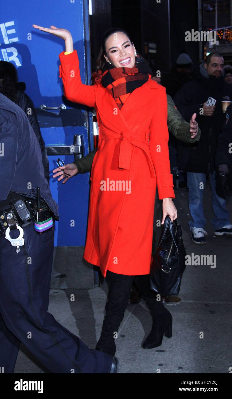 New York - NY - 20190107-Catriona Gray at Good Morning America to talk ...