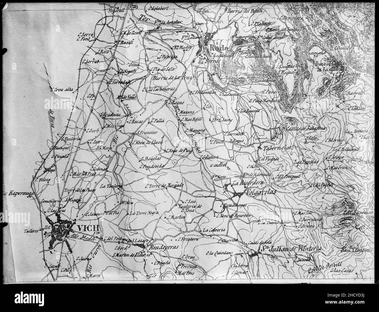 Mapa de vic hi-res stock photography and images - Alamy