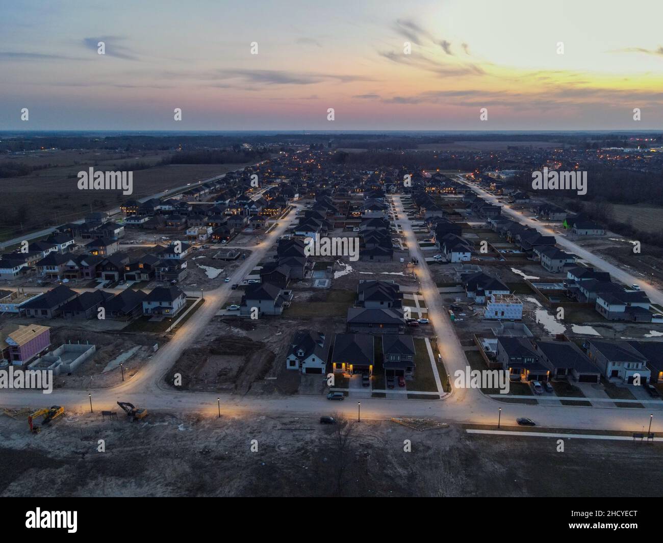 New homes being built canada hi-res stock photography and images - Alamy