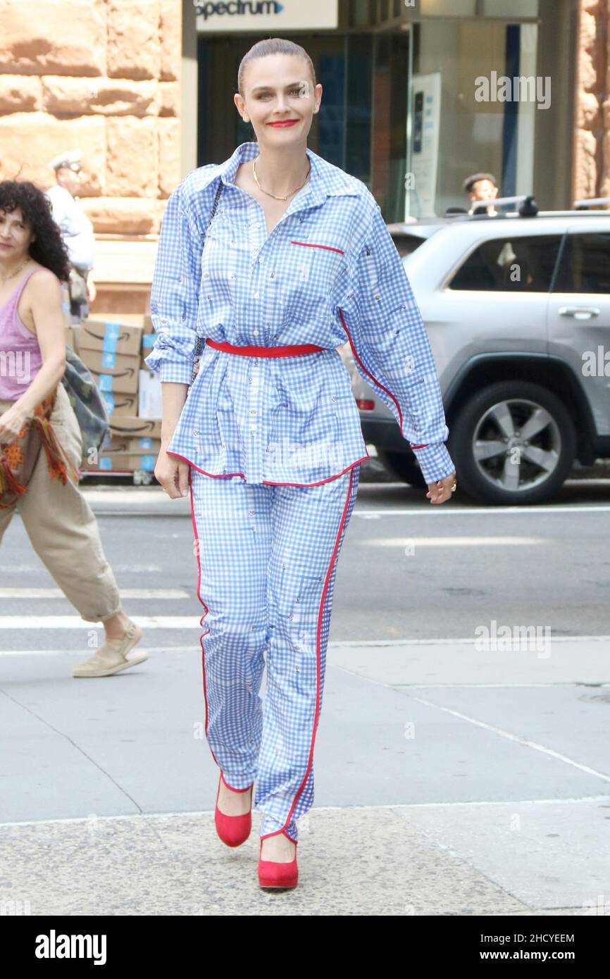 New York - NY - 20190716 Emily Deschanel arrives at the Build Series to ...