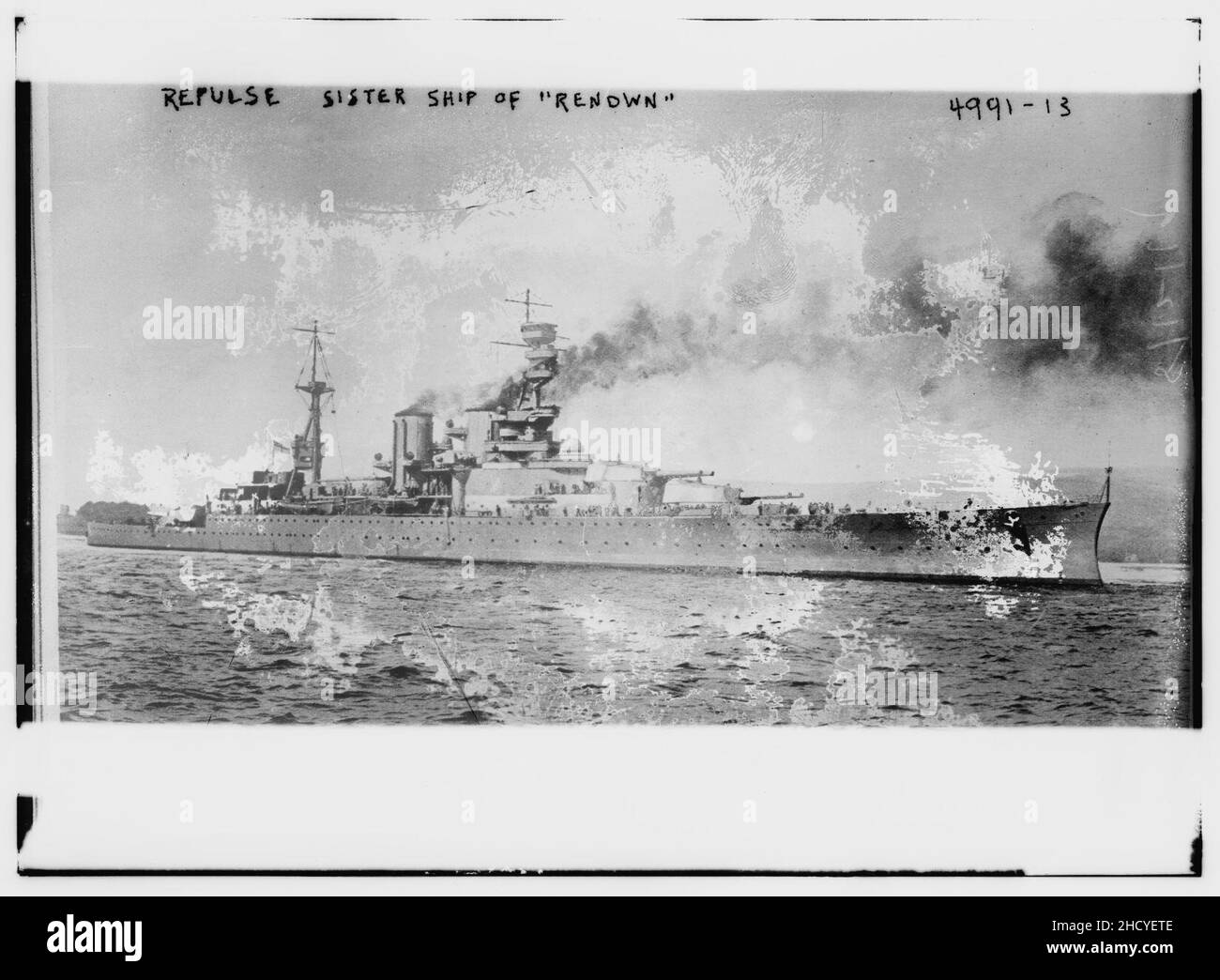 REPULSE sister ship of RENOWN Stock Photo - Alamy