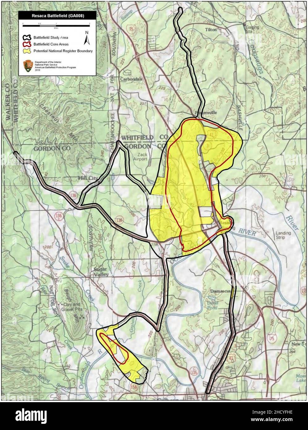 Battlefield of resaca hi-res stock photography and images - Alamy
