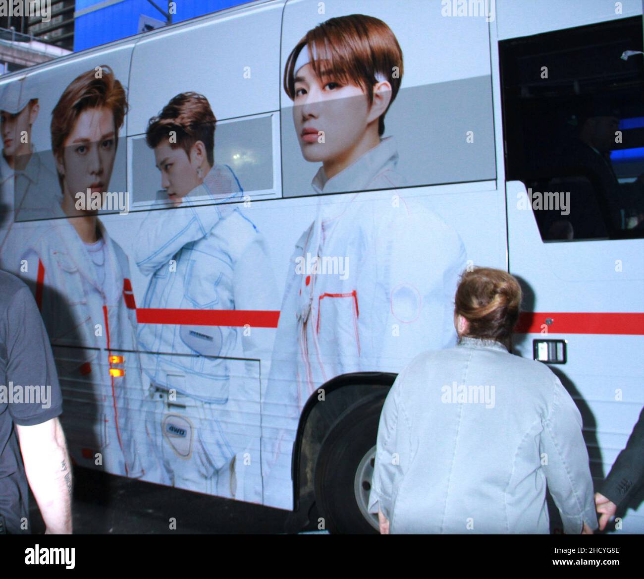 New York - NY - 20190418 NCT 127 K-Pop group at Good Morning America debut their new single ...